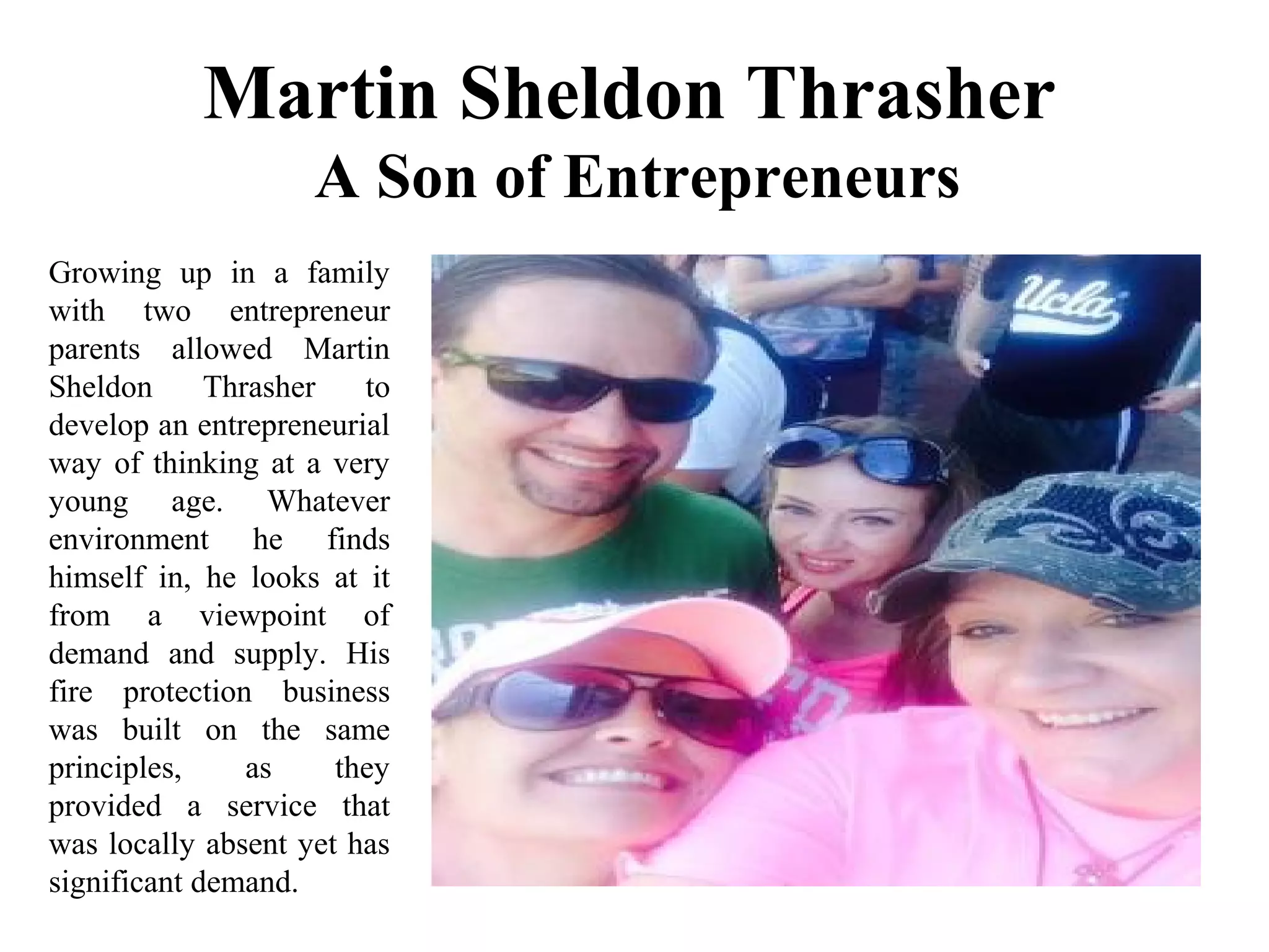 Martin Sheldon Thrasher - Owner of Dixie Exhaust Cleaning | PPT