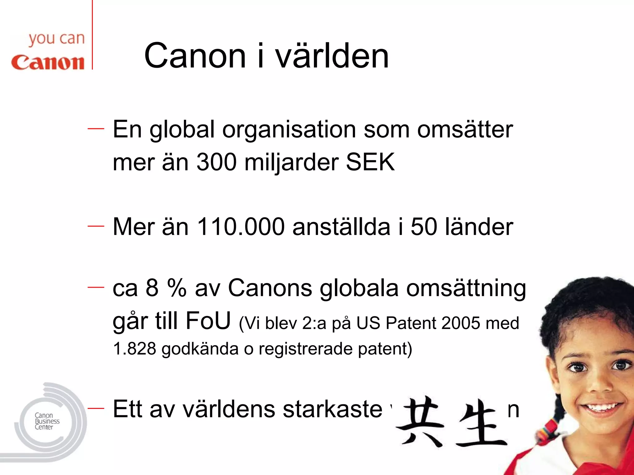 Presentation Canon | PPT