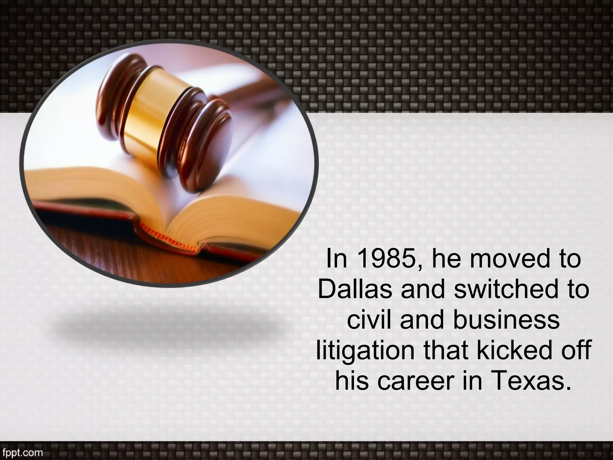 Martin J Sweeney is a Successful Dallas Attorney | PPT