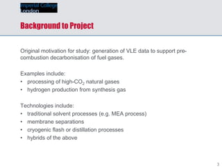 Phase Behaviour and EoS Modelling of the Carbon Dioxide-Hydrogen System, Martin Trusler ...