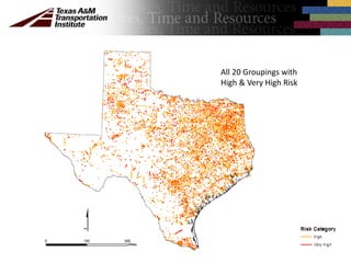 Texas-Wide GIS-based Crash Risk Assessment | PPT