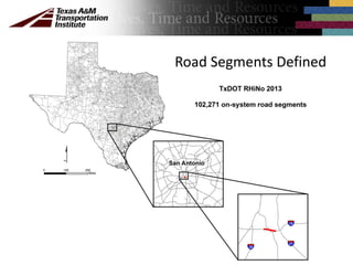 Texas-Wide GIS-based Crash Risk Assessment | PPT