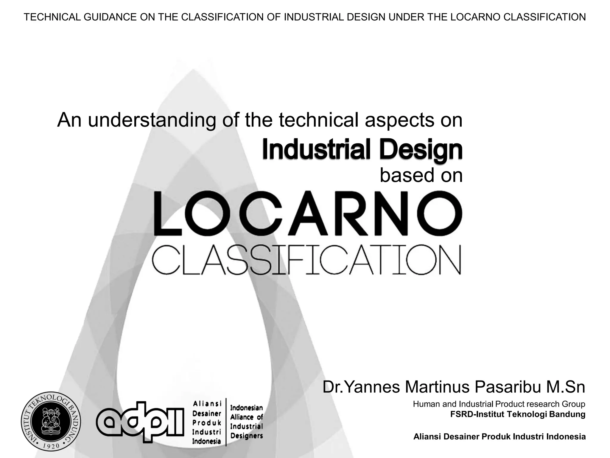 industrial design classification based on locarno classification | PDF