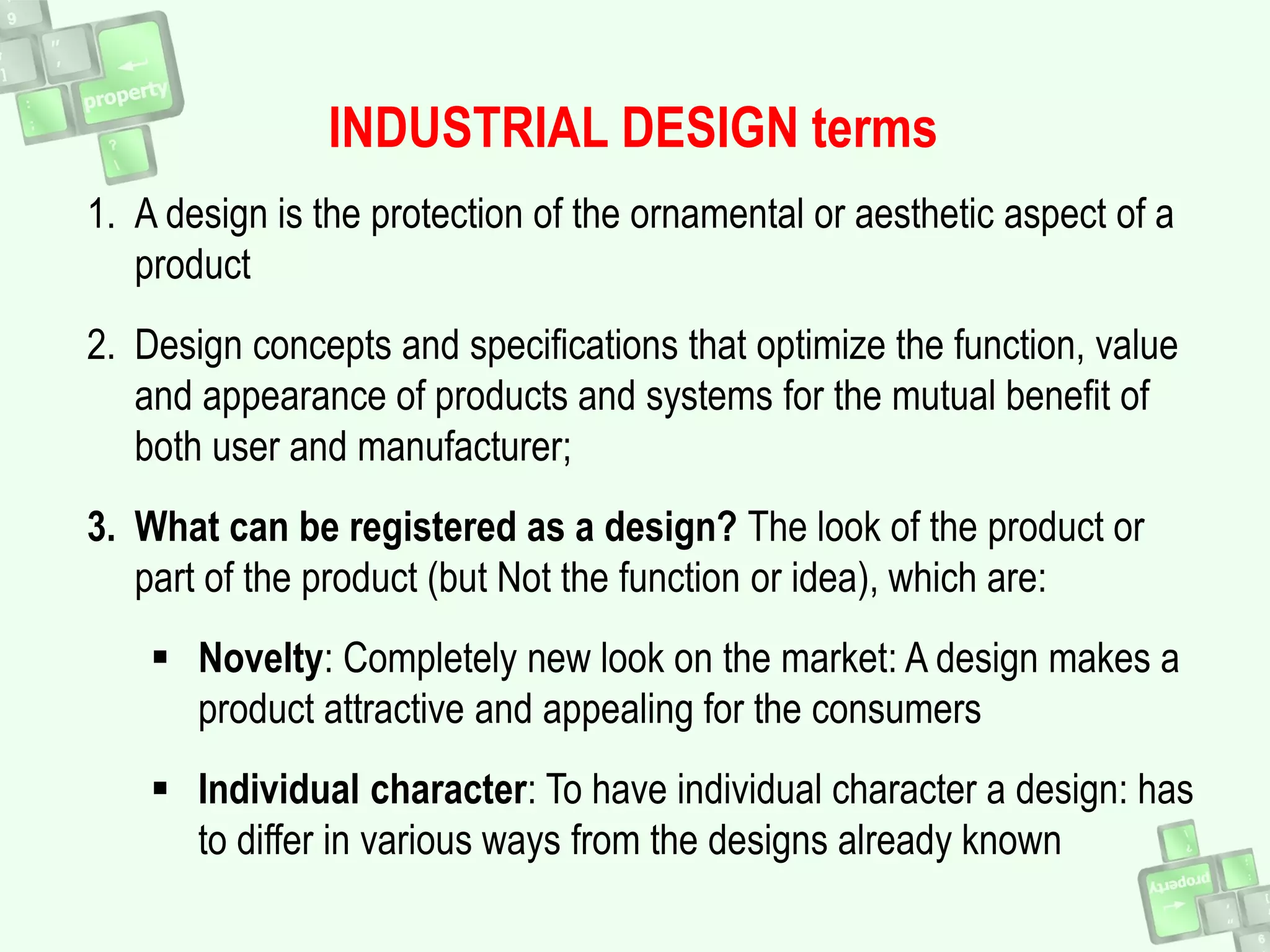 industrial design classification based on locarno classification | PDF
