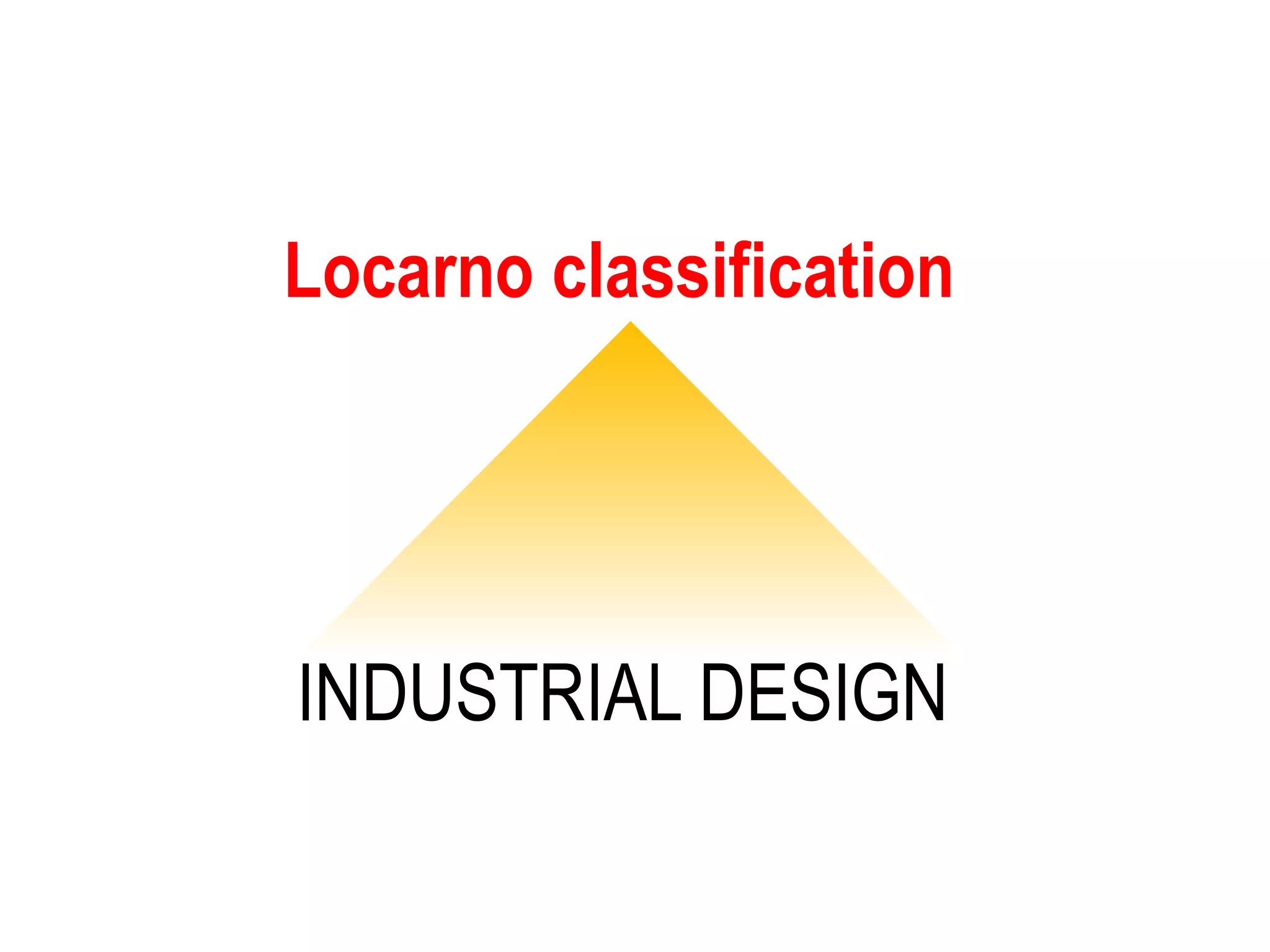 industrial design classification based on locarno classification | PDF