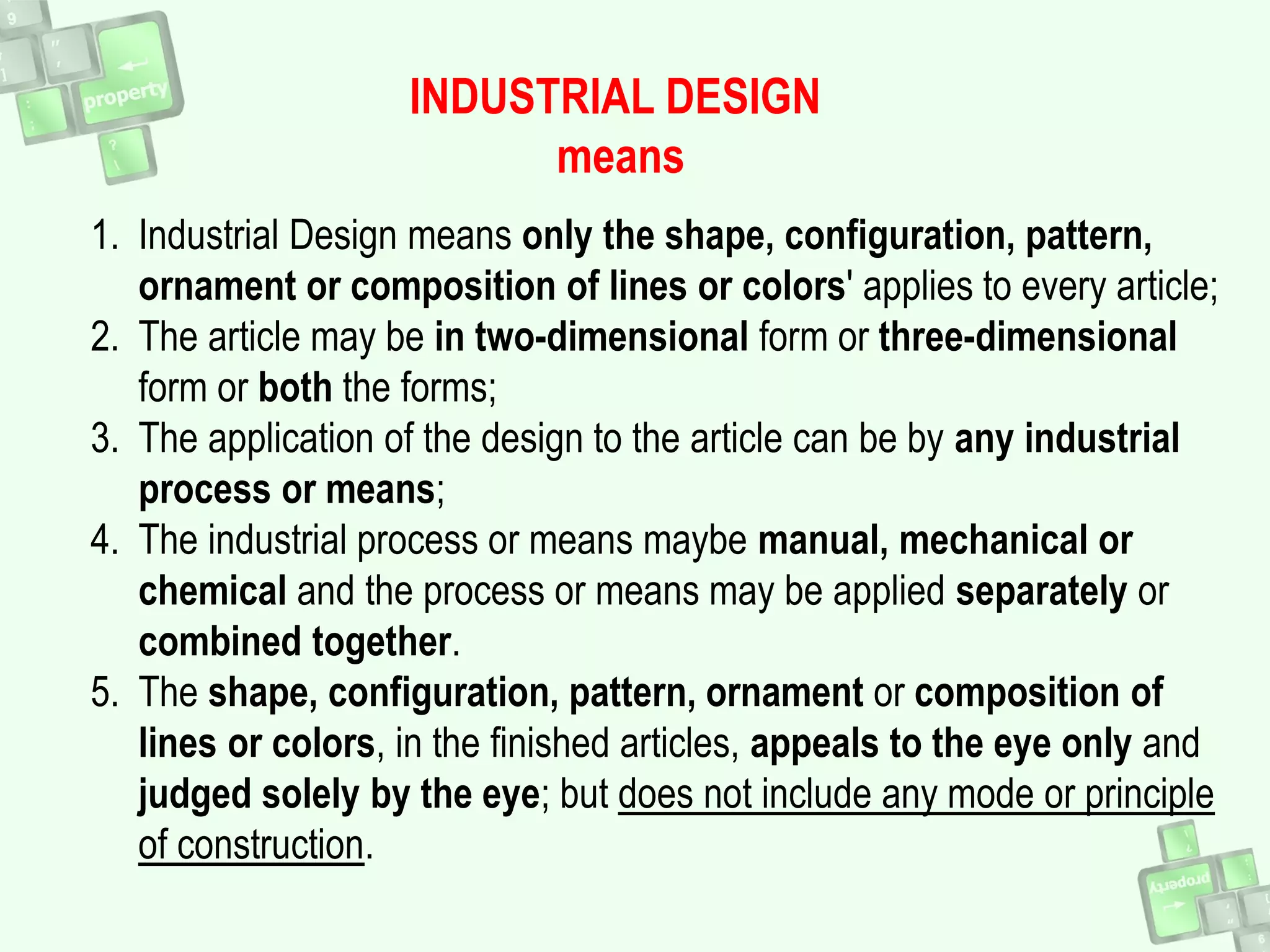 industrial design classification based on locarno classification | PDF