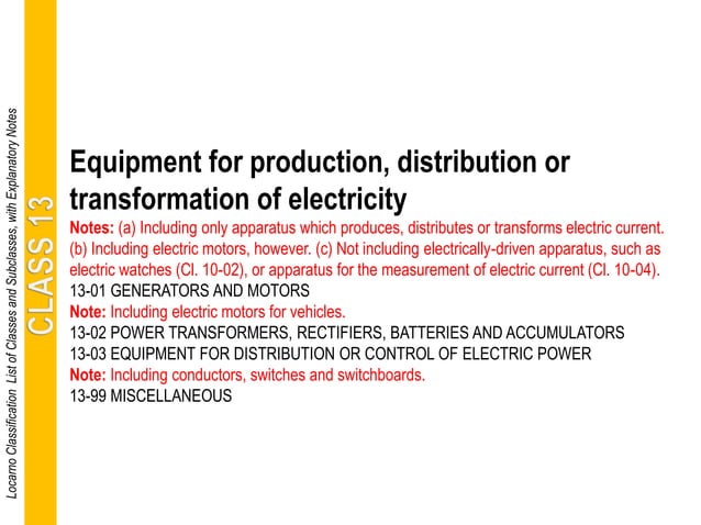 industrial design classification based on locarno classification | PDF ...