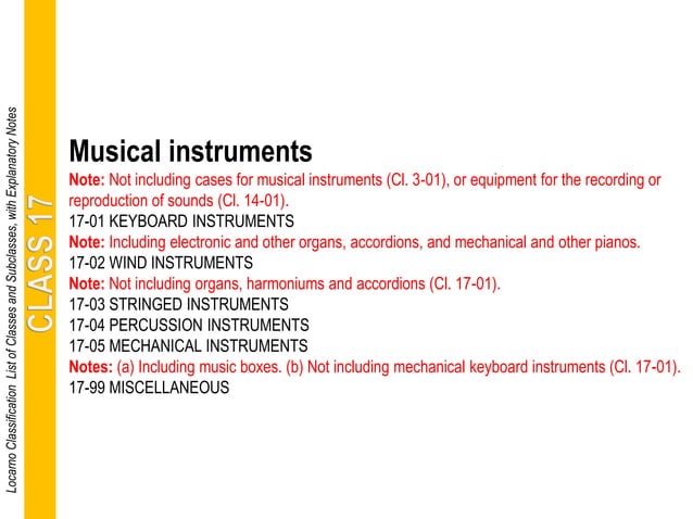 industrial design classification based on locarno classification | PDF ...