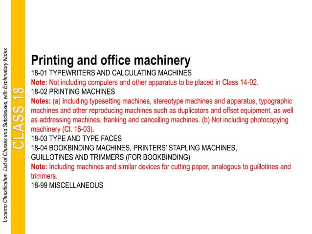 industrial design classification based on locarno classification | PDF ...