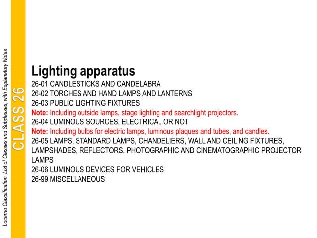 industrial design classification based on locarno classification | PDF ...