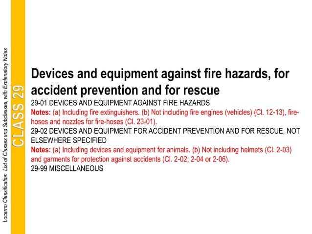industrial design classification based on locarno classification | PDF ...