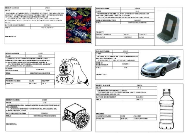 industrial design classification based on locarno classification