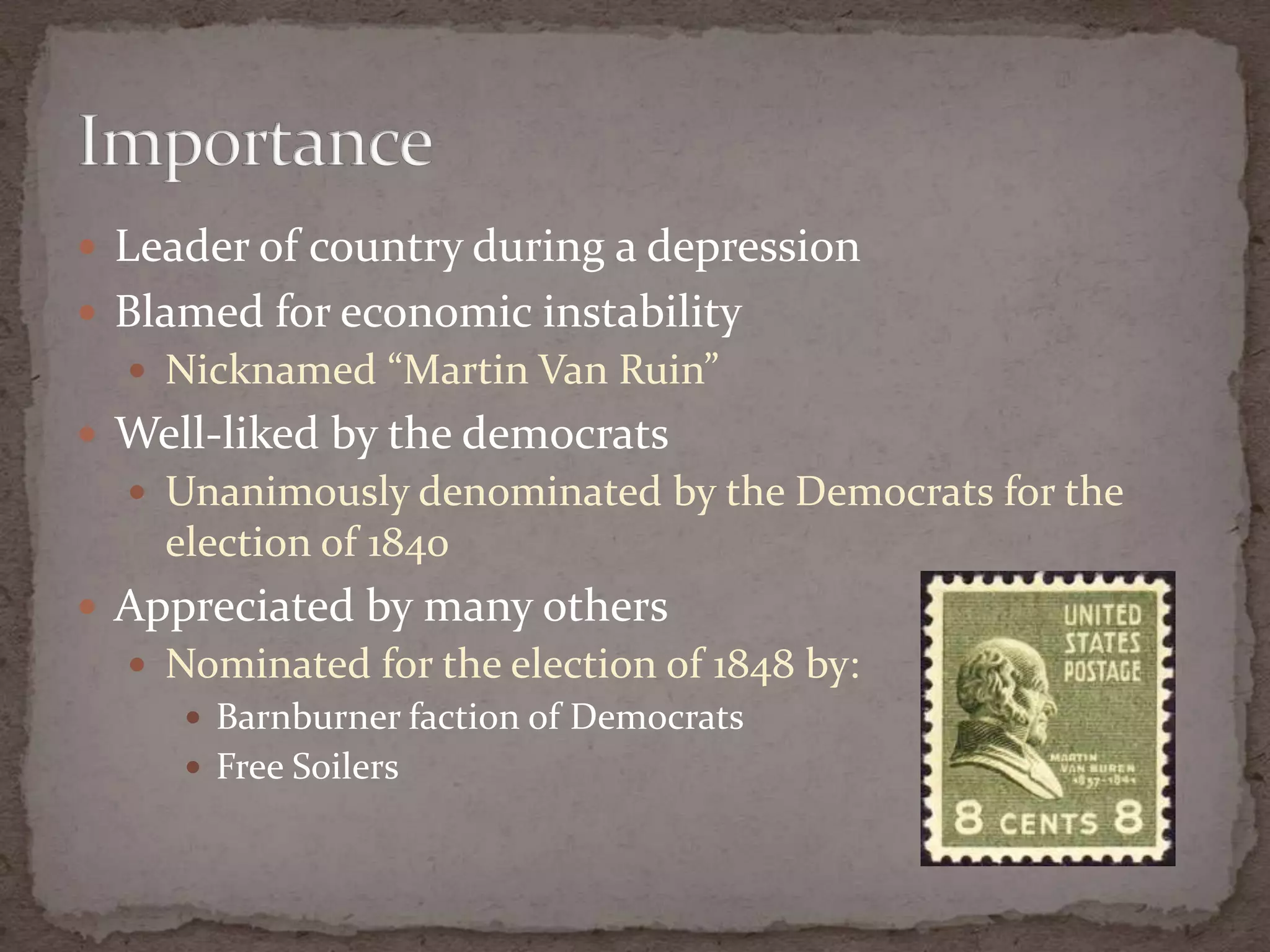 Martin Van Buren | PPTX