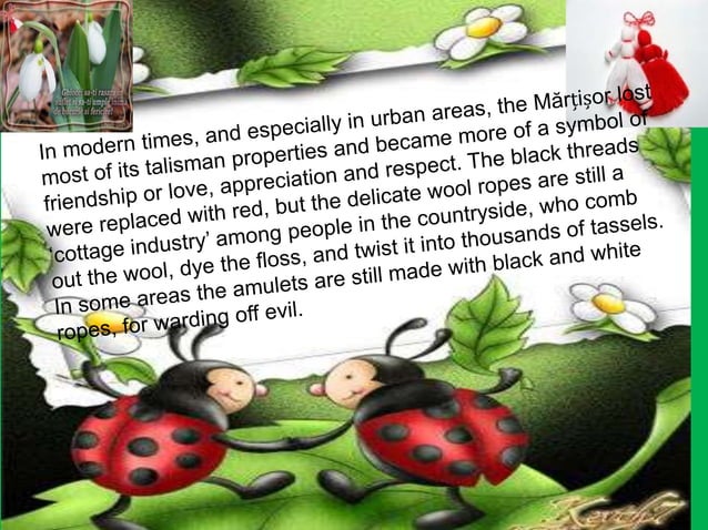 Martishor romanian legend | PPSX