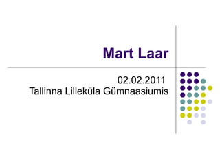 Mart Laar Tallinna Lilleküla Gümnaasiumis | PPT