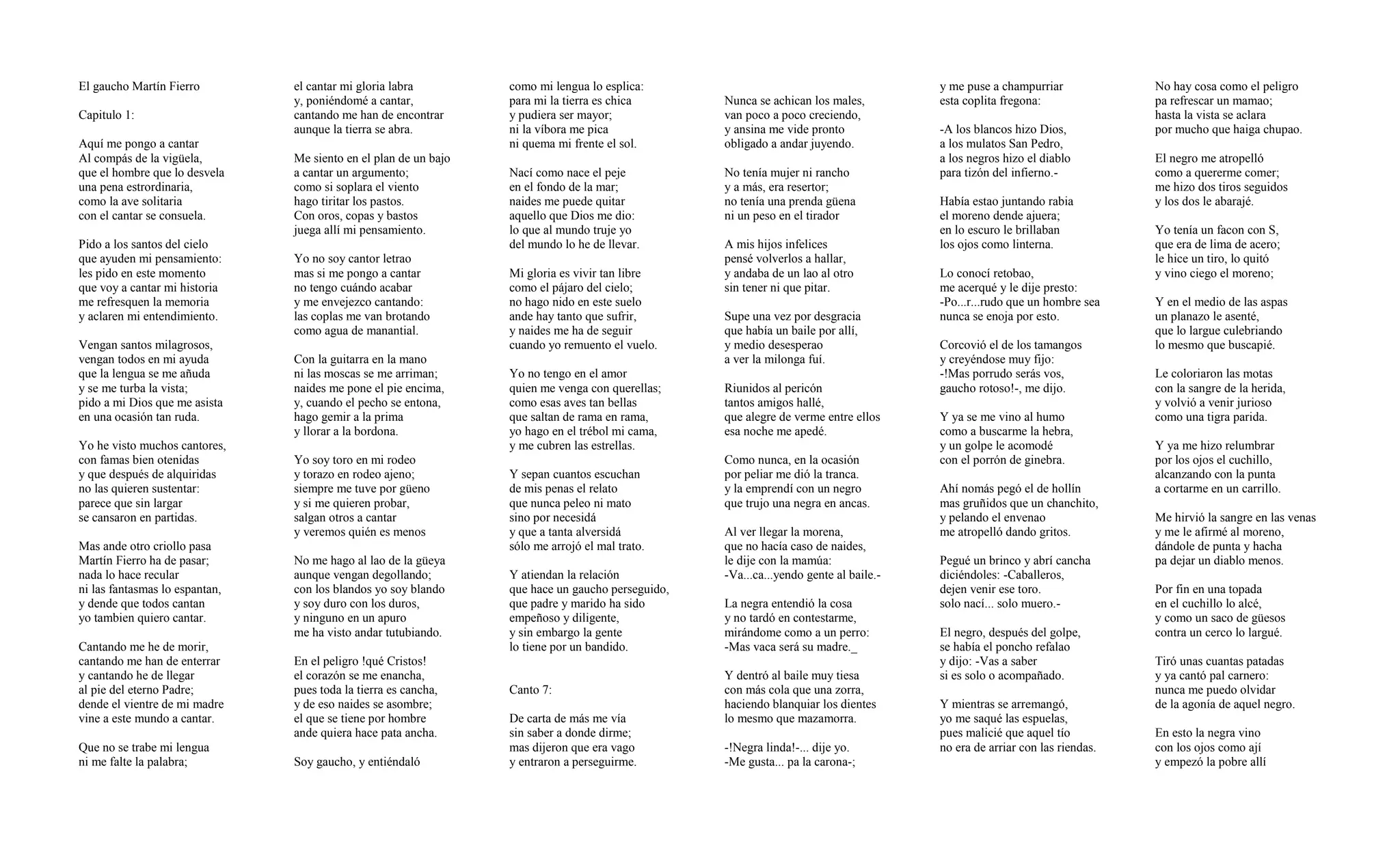 libro martin fierro secundario 5to y sexto año | DOC