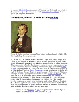 Martín lutero | DOCX