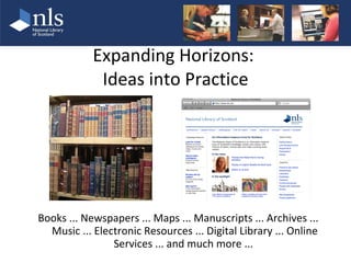 Expanding Horizons - Ideas into Practice | PPT