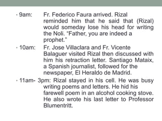 Martyrdom at Bagumbayan (Jose Rizal's Life) | PPTX