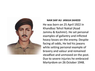 Martyrdom of 6th september 1965 | PPTX