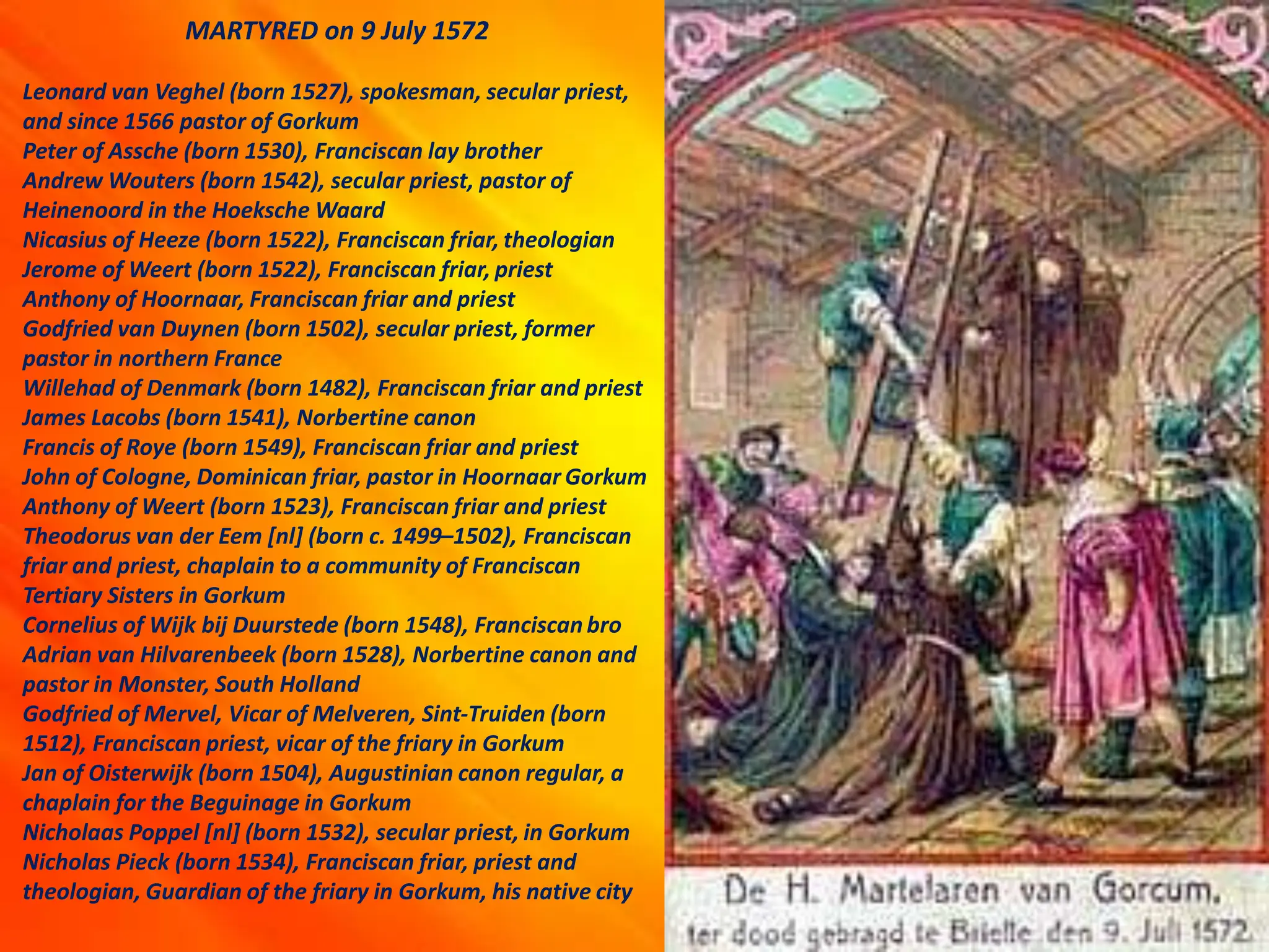 Martyrs of Holland - the Dutch Revolt and Religious Wars.pptx