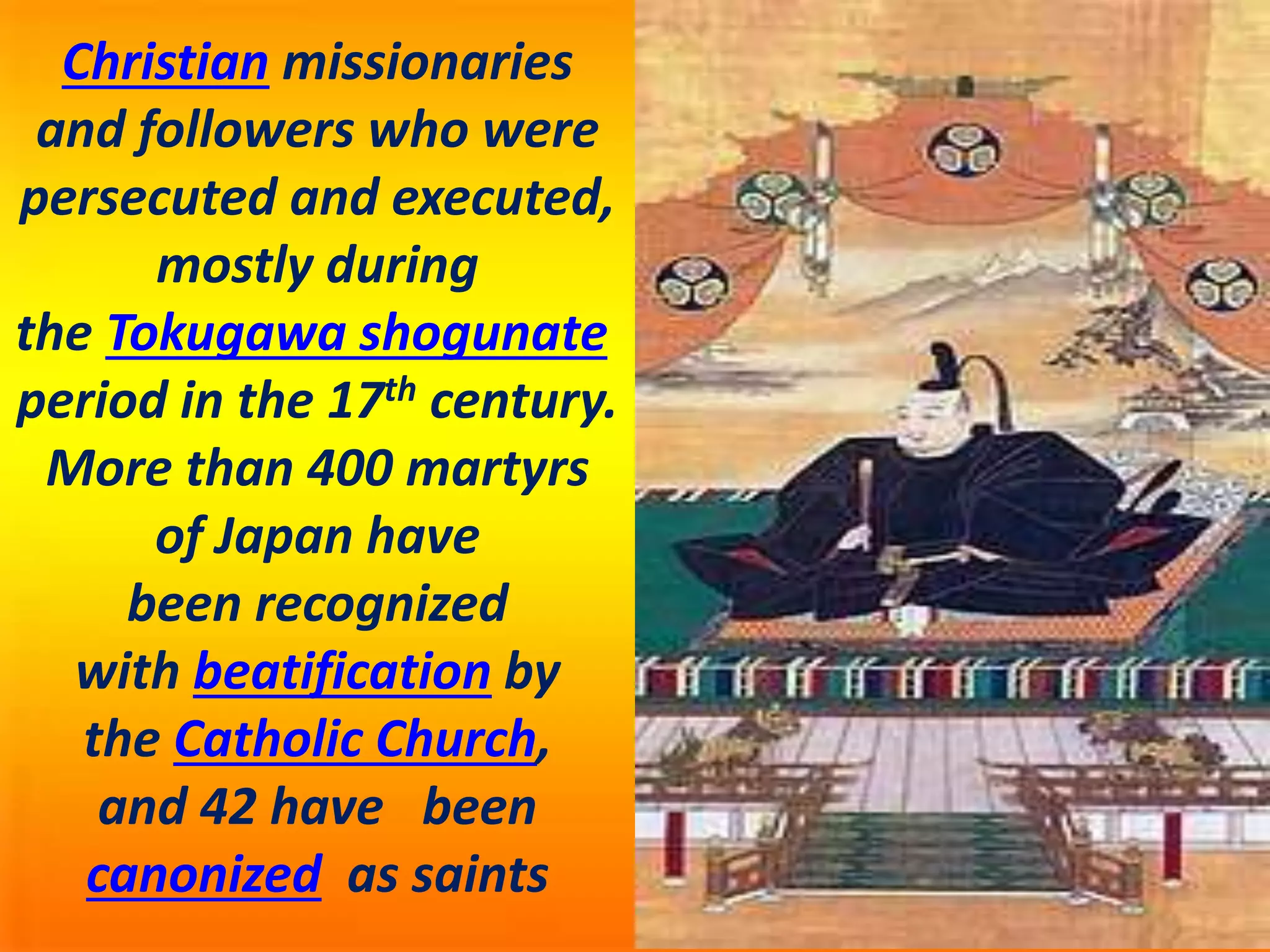 Martyrs of japan | PPTX