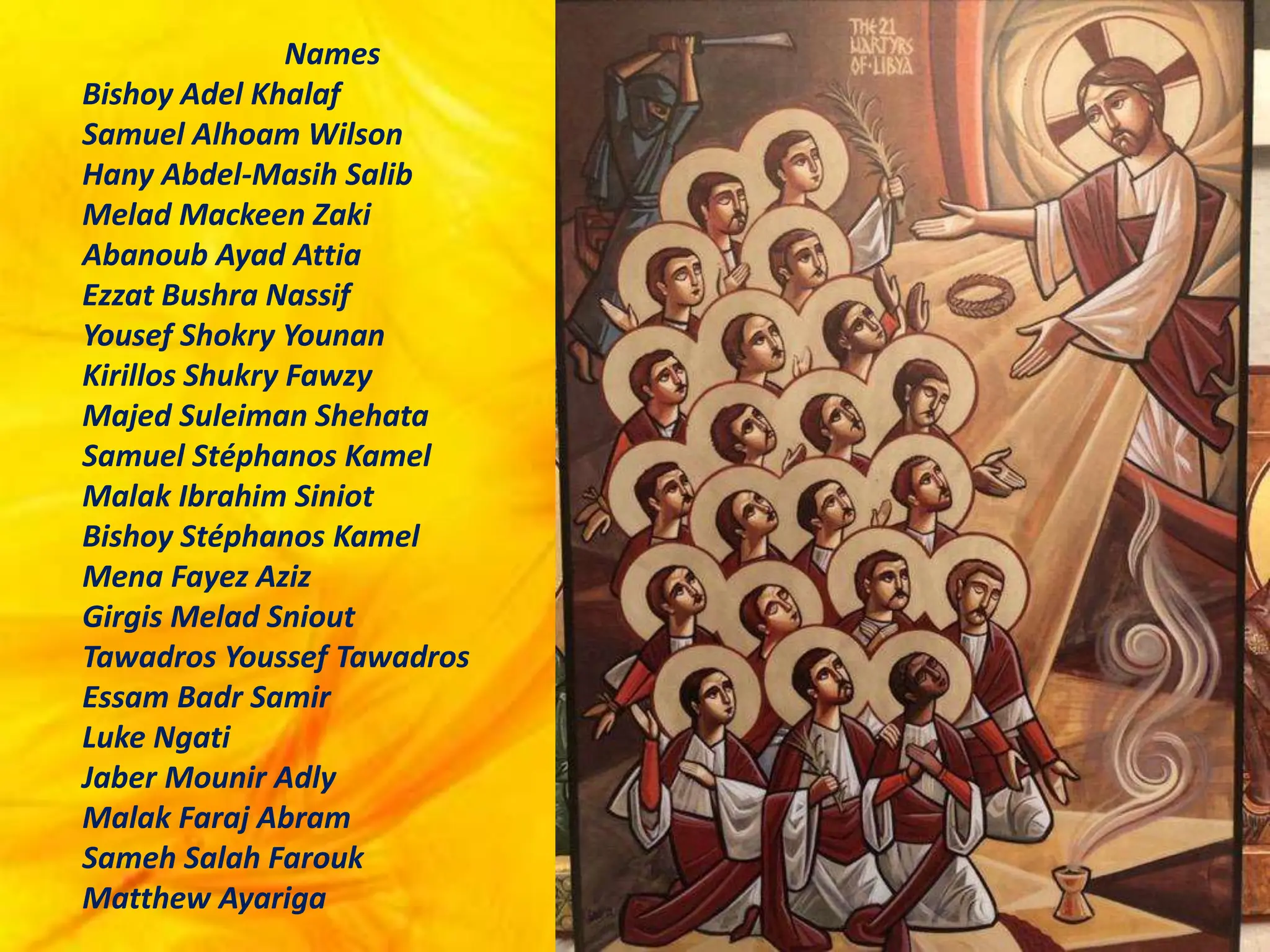 the history of the Coptic Martyrs of Libya.pptx