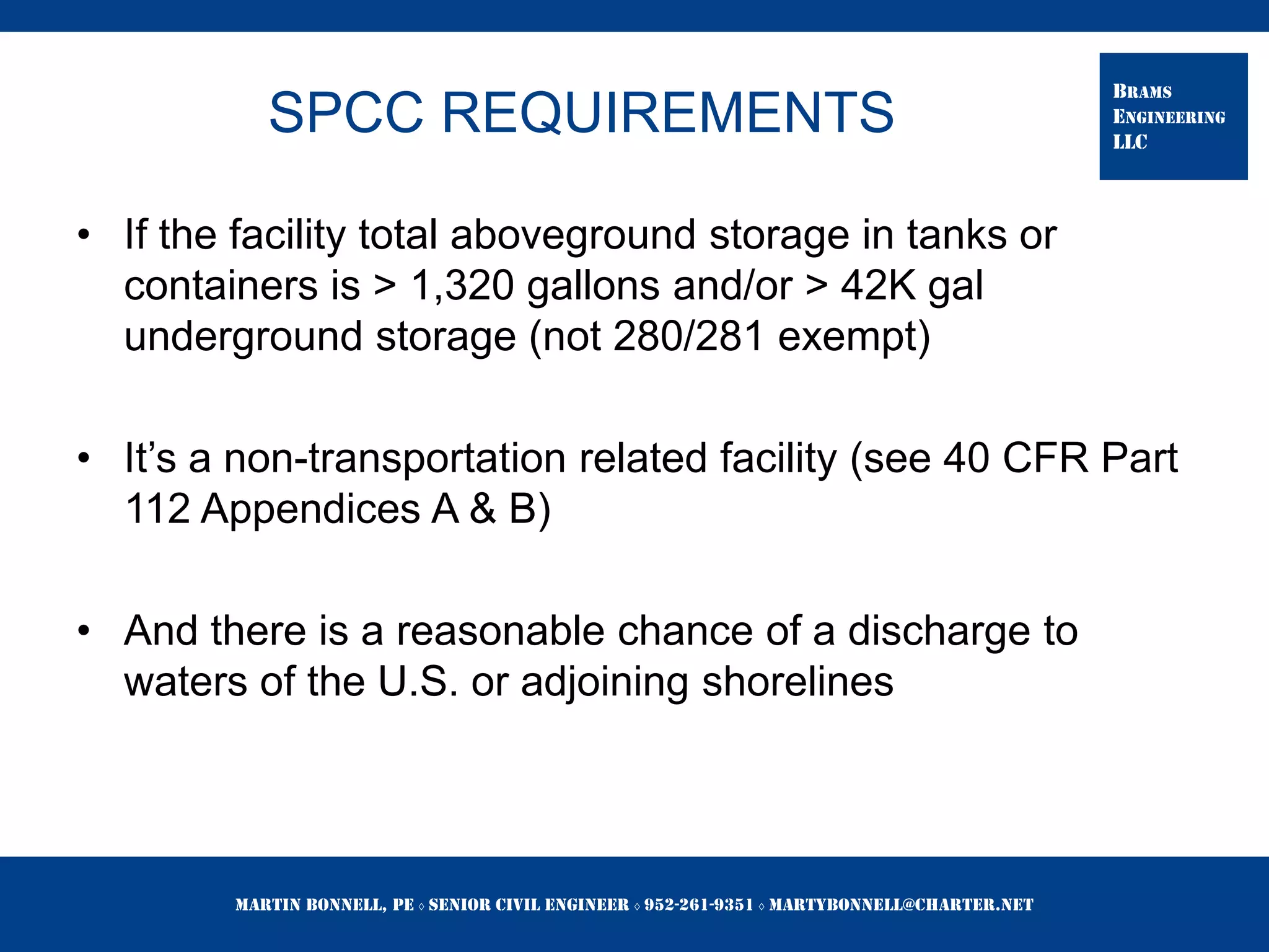 Marty' spcc plan power point | PPTX