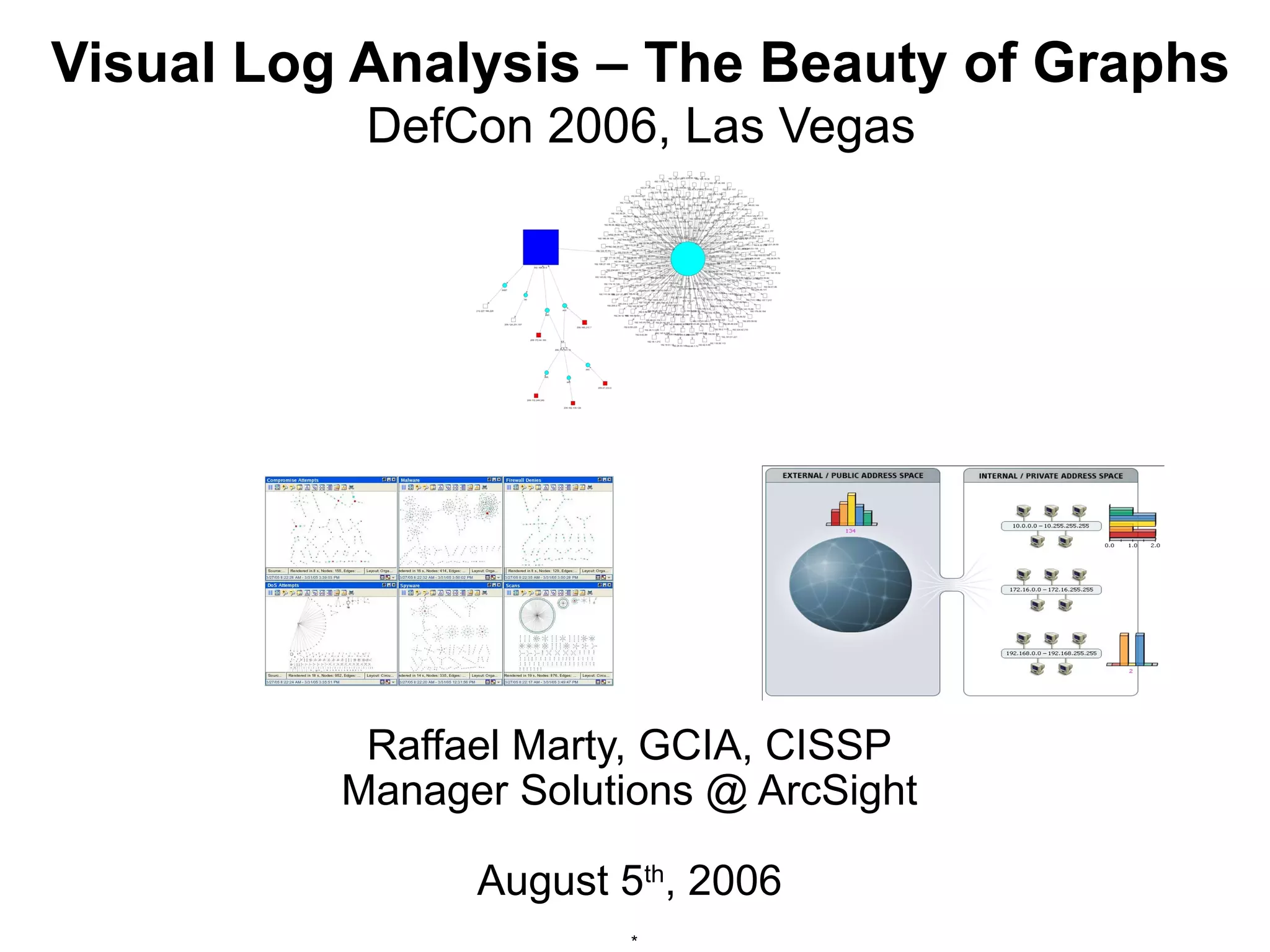 Visual Log Analysis - DefCon 2006 | PPT