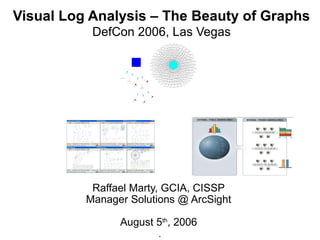 Visual Log Analysis - DefCon 2006 | PPT