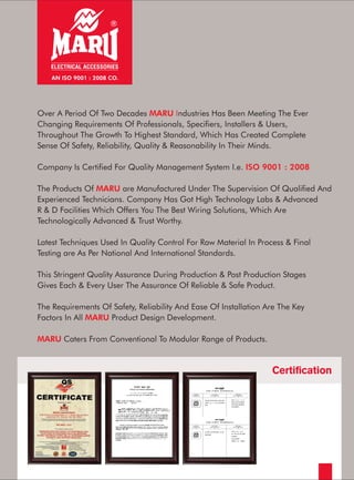 Maru electrical mcb, mccb.. | PDF