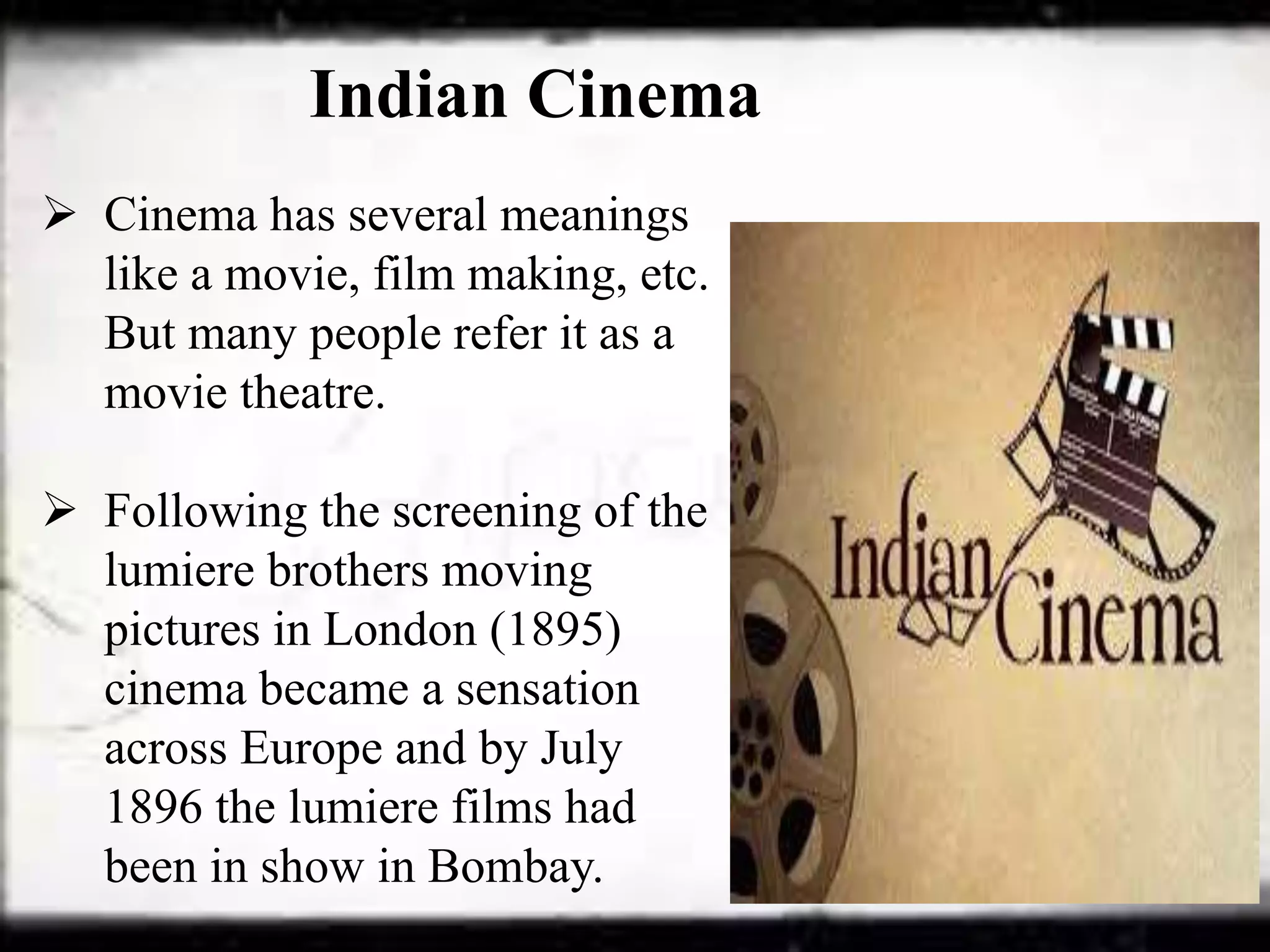 Indian Cinema | PPTX
