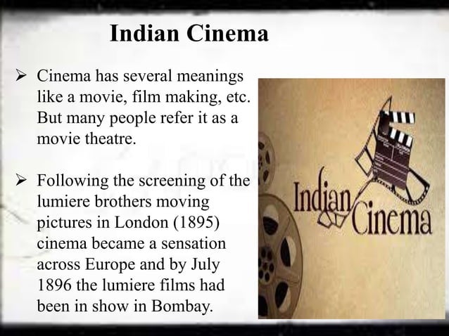 Indian Cinema Ppt