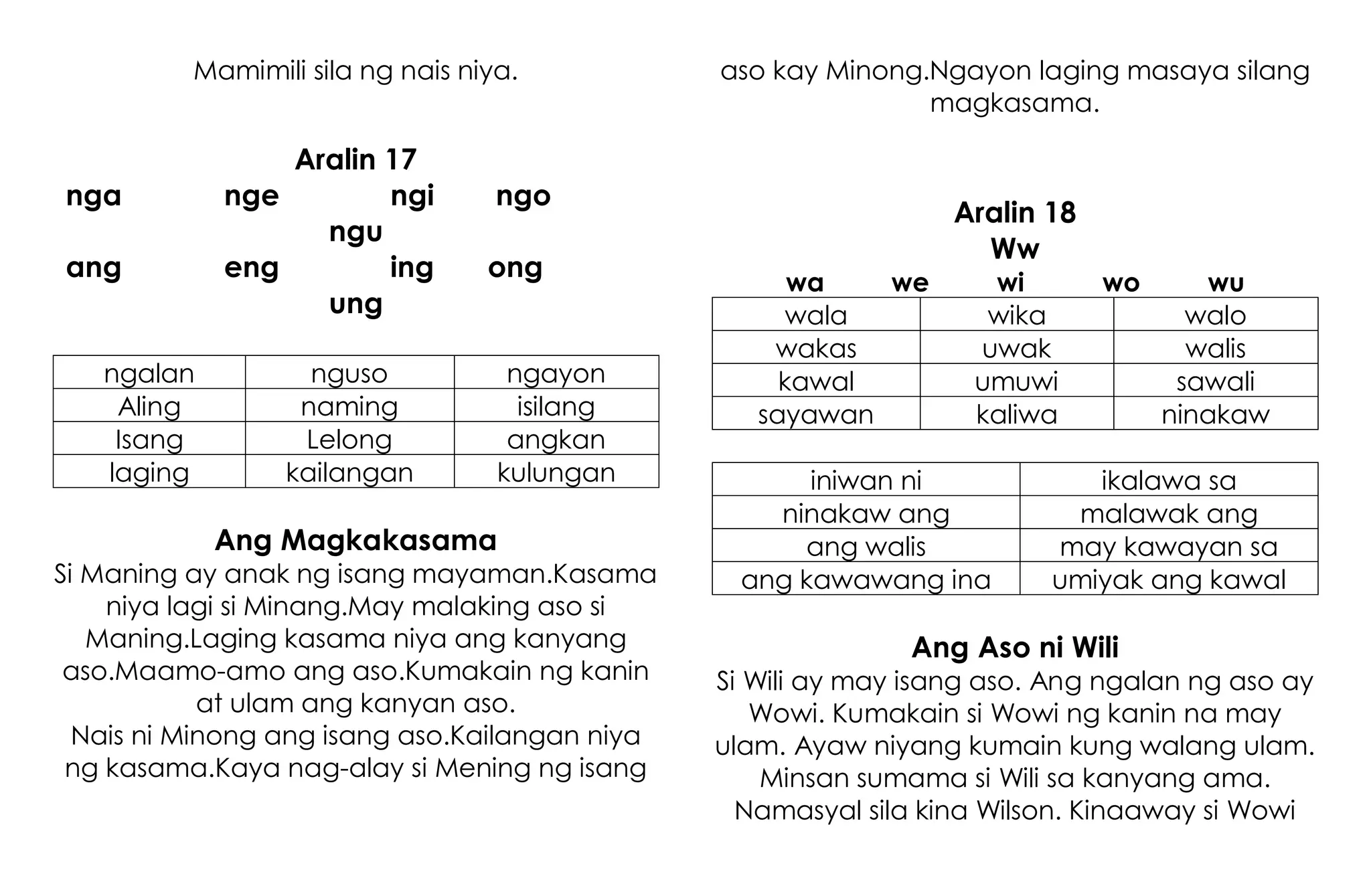 Reading Marungko Filipino/ Enlish Deped | PDF