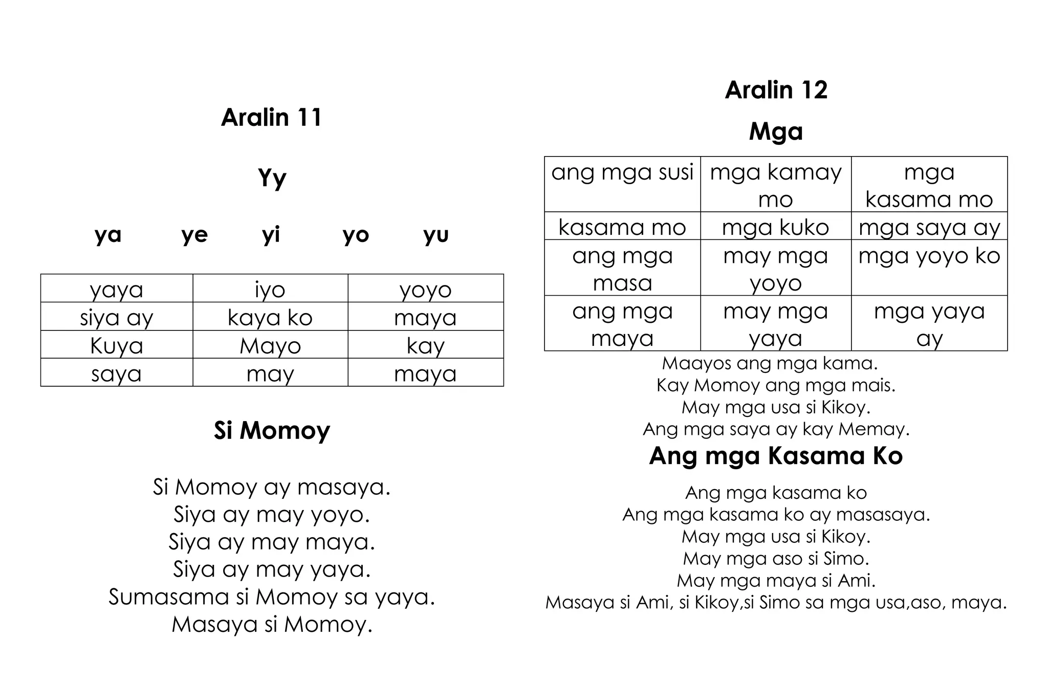 Reading Marungko Filipino/ Enlish Deped | PDF