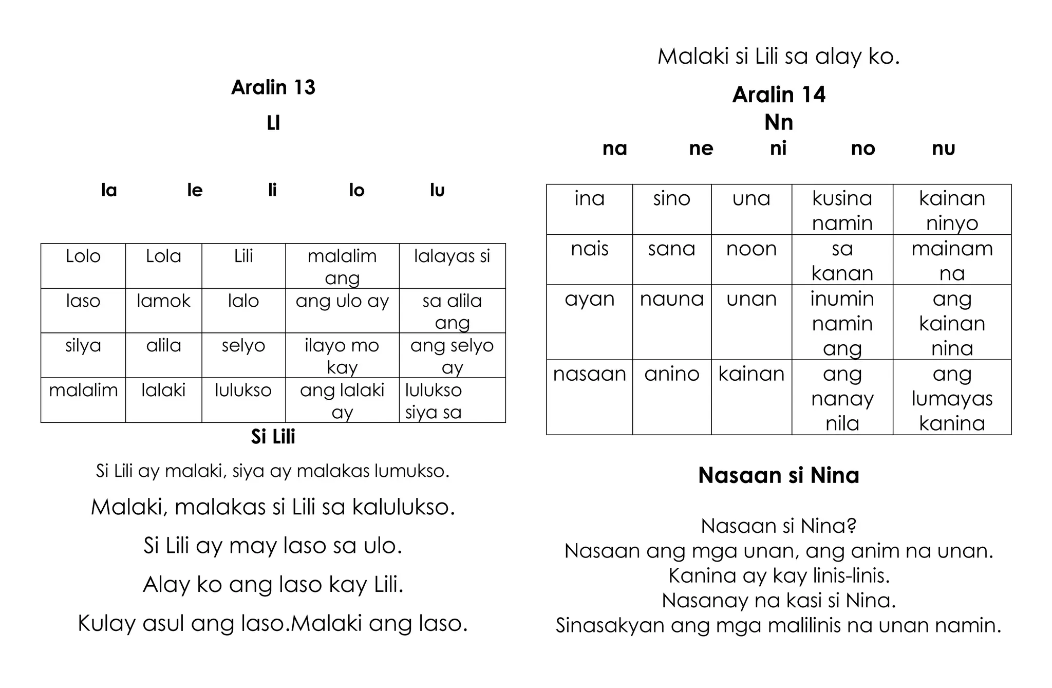Reading Marungko Filipino/ Enlish Deped | PDF