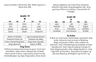 Reading Marungko Filipino/ Enlish Deped | PDF