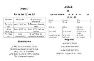 Reading Marungko Filipino/ Enlish Deped | PDF