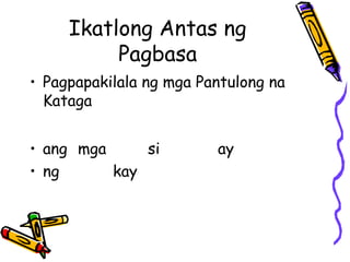 pagtuturo ng pagbasa gamit ang marungko approach | PPT