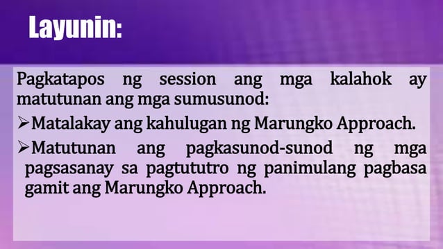 Marungko Approach.pptx (Strategiest and importance of Mrungko Approach ...