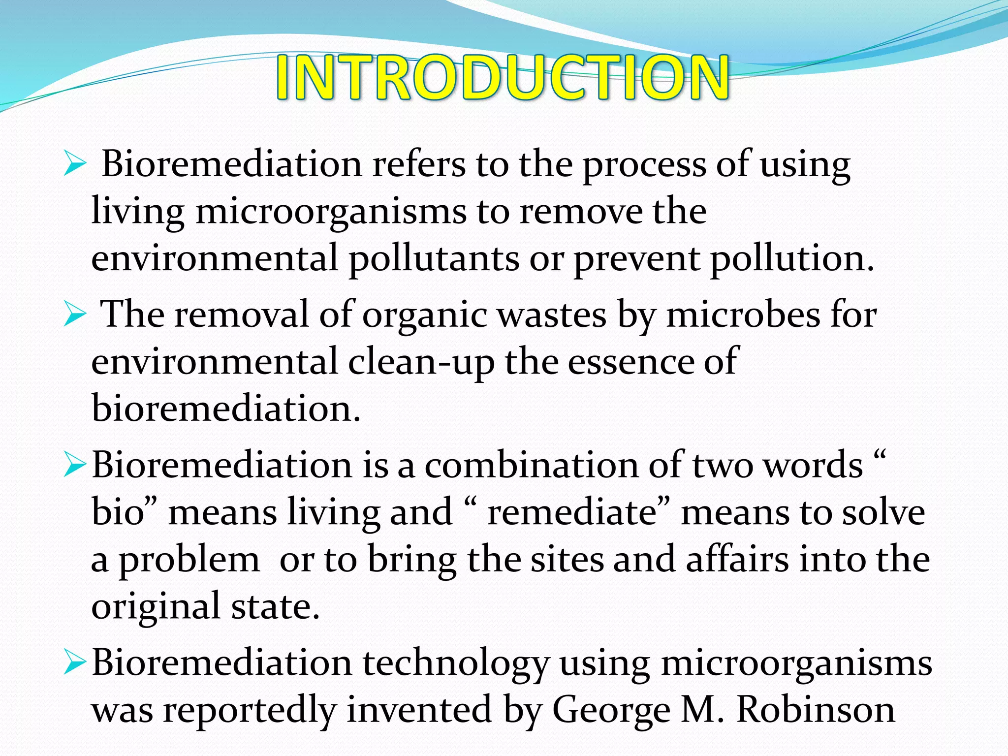 Bioremediation. | PPTX