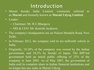 Maruti | PPTX