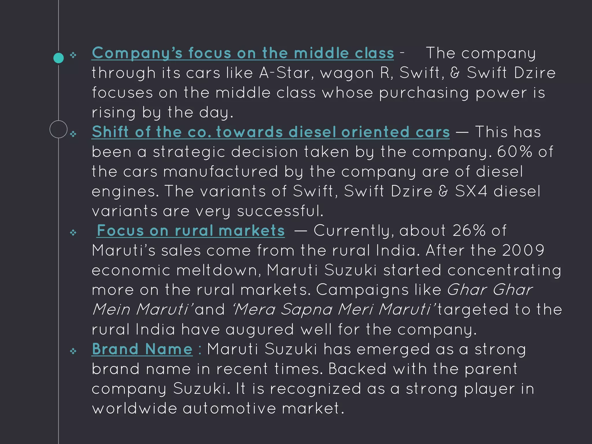 Maruti Suzuki case study project | PPTX