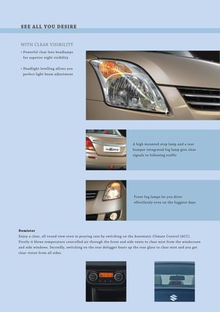 Maruti Dzire Brochure | PDF