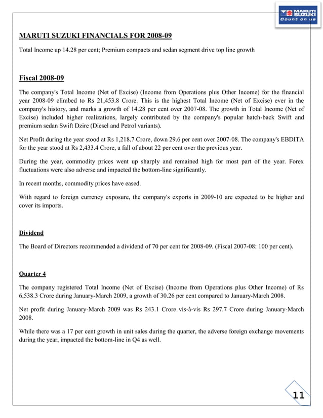 Maruti suzuki-balansheet-analysis | PDF