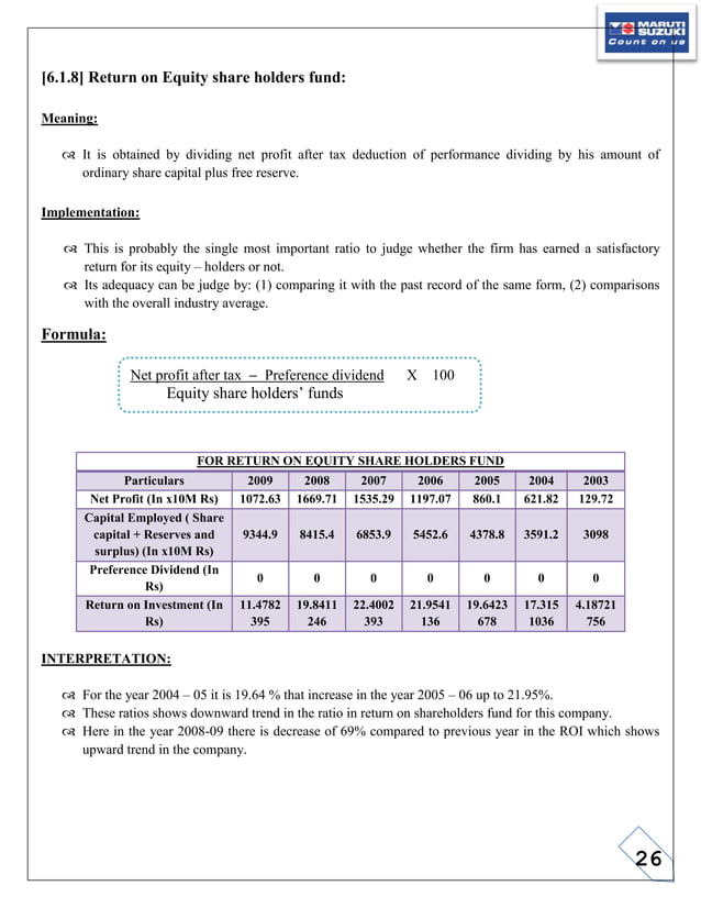 Maruti suzuki-balansheet-analysis | PDF