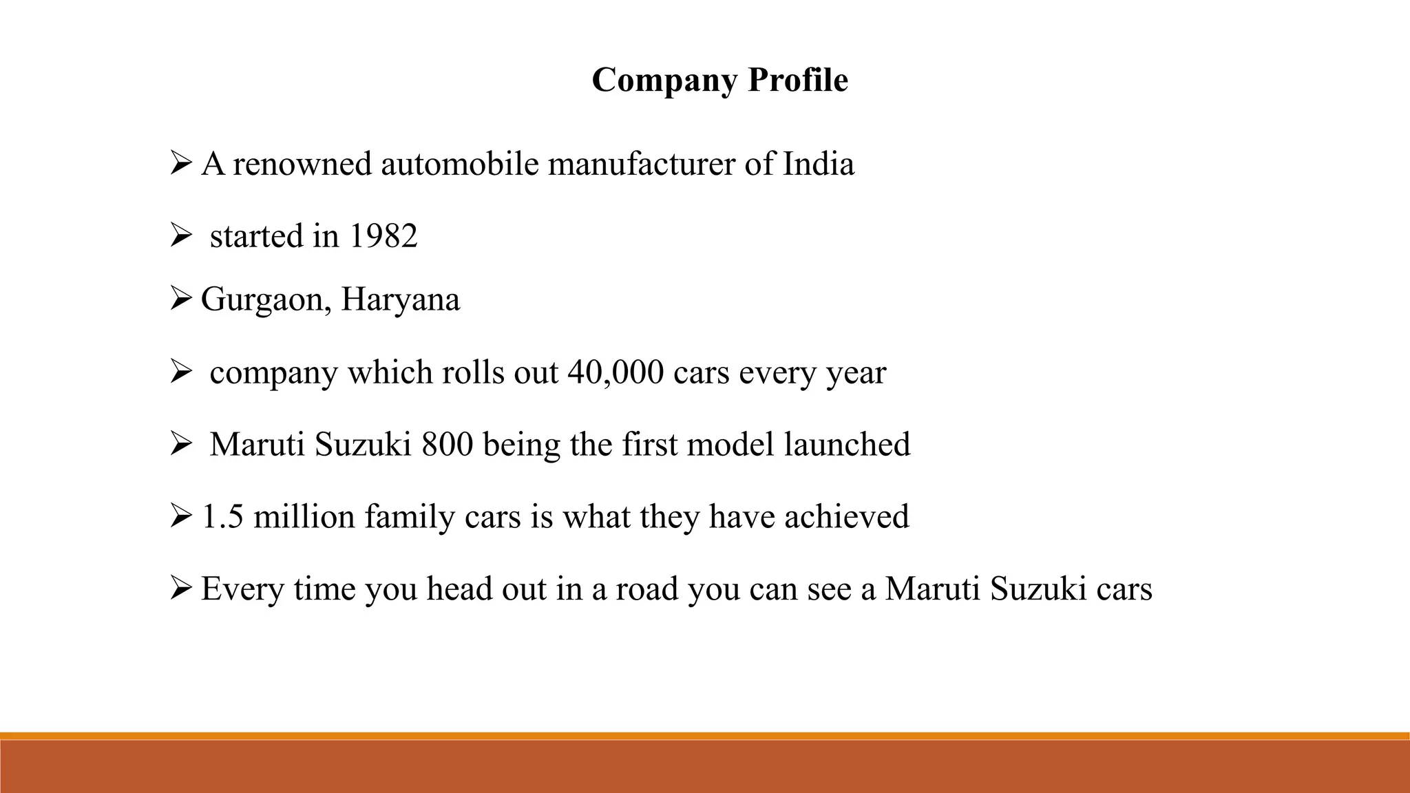 Maruti brand audit | PPTX