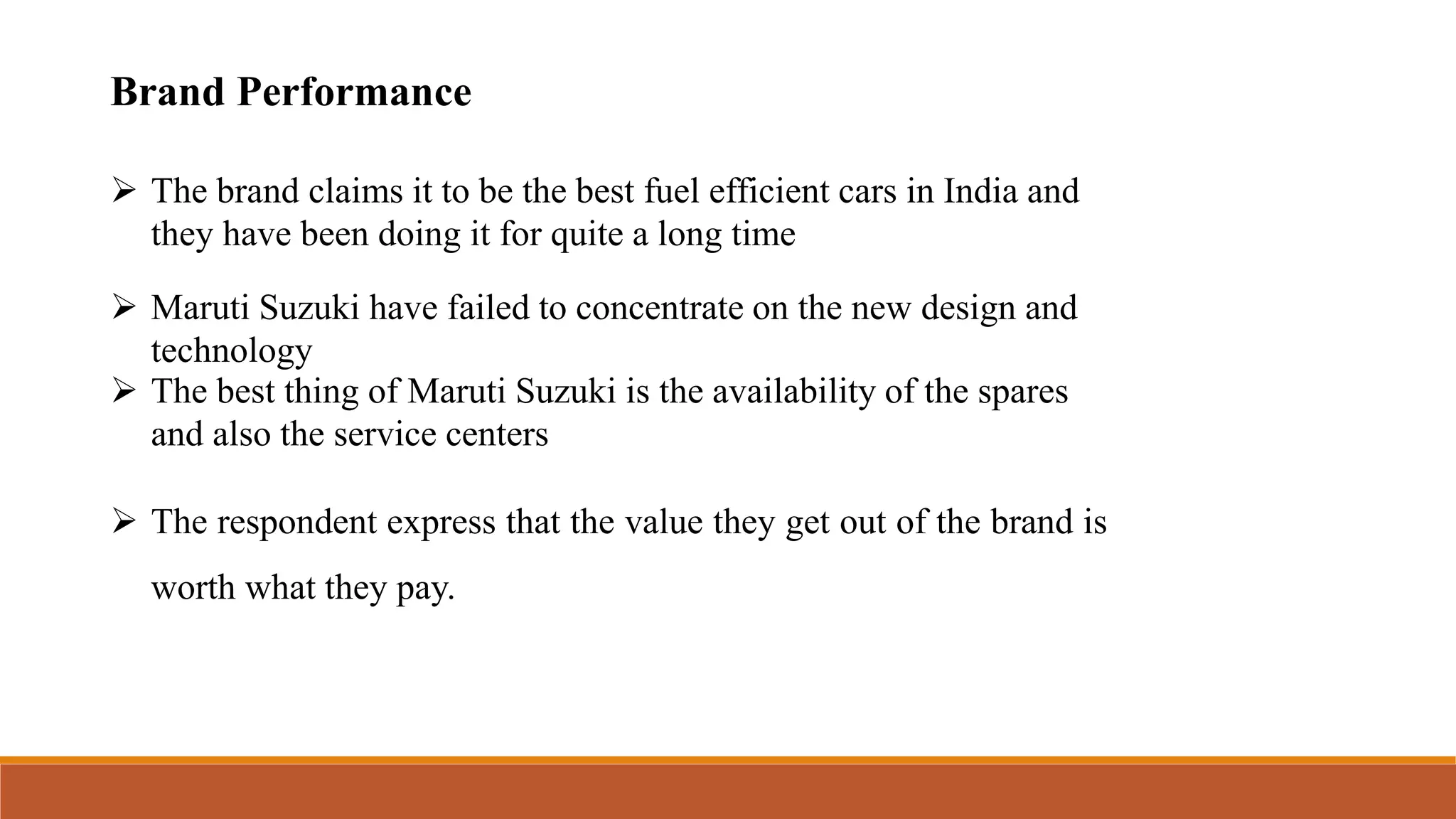 Maruti brand audit | PPTX