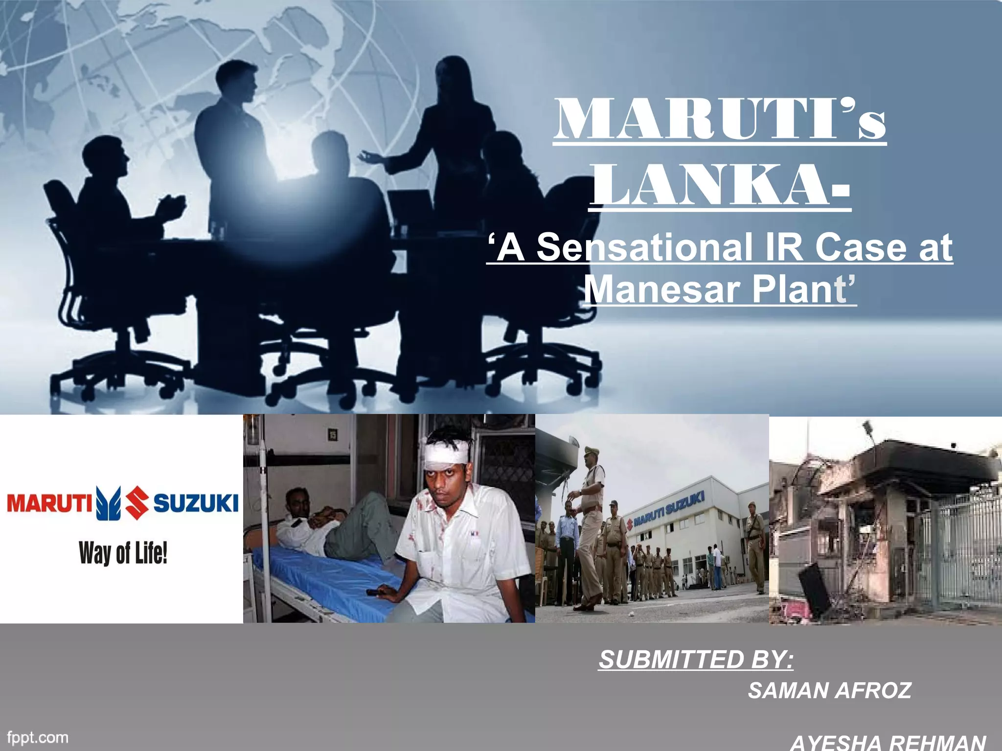 Maruti IR case | PPT