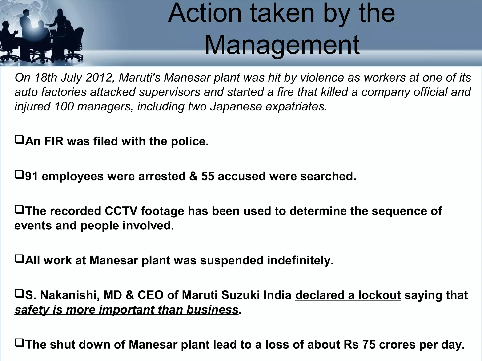 Maruti IR case | PPT